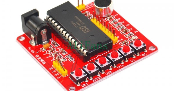 Buy ISD1760 5V Voice Record & Play Module Using ISD1760PY IC For Arduino PIC AVR Online In India ...